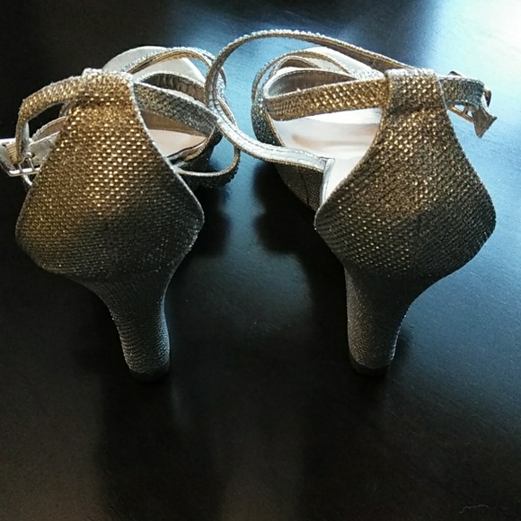 Shoes | Sparkling Gold Wedge Sandals | Poshmark